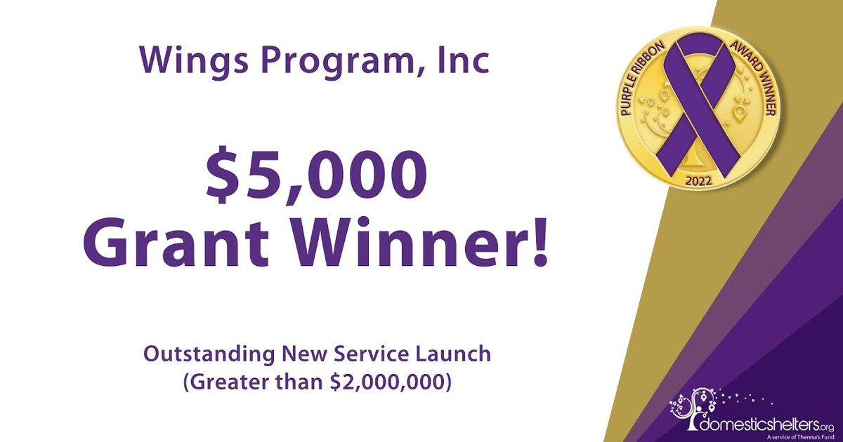Purple Ribbon Awards Grant Winner: Wings Program